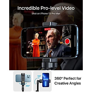 andobil 62'' iPhone Tripod Stand with Remote, Tripod for Samsung Galaxy S23 Ultra, Extendable Cell Phone Stand Lightweight Tripod Fit for iPhone 14 Pro Max, Samsung S22 S21, Android/Camera/GoPro