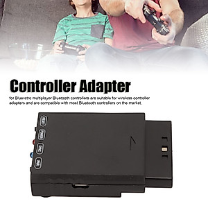 ASHATA Adapter for Multiplayer, Controller Adapter Bluetooth Controller Adapter for for PS1 for PS3 for PS4 for PS5 for Switch for Xbox for Wii for 8bitdo