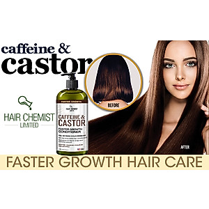 Hair Chemist Caffeine and Castor Faster Growth Conditioner 33.8 oz. - Hair Conditioner for Faster Hair Growth