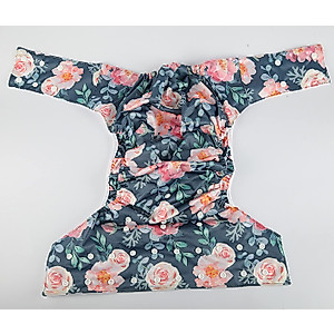 ReUseLife 2 Pieces Adjustable Washable Reusable Cloth Incontinence Underwears for Women and Men,Adult Cloth Diaper,Snap Closure,Waist 27-39 Inches