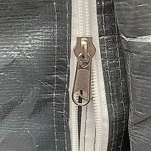 Outsunny 8' x 7' Garden Storage Tent, Heavy Duty Bike Shed, Patio Storage Shelter w/Metal Frame and Double Zipper Doors, Dark Grey