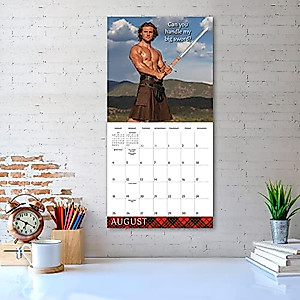Kilty Pleasures 2024 Wall Calendar, 16-Month Humor & Comic Calendar, 12" x 12"