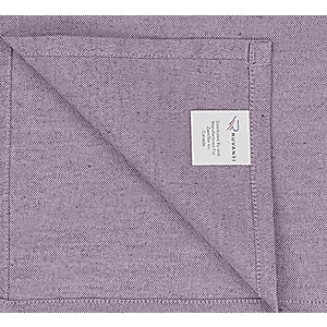 Ruvanti Cloth Napkins Set of 12, 18x18 Reusable Napkins Cloth Washable, Soft & Durable Table Napkins, Poly Cotton Fabric Dinner Napkins for Parties, Christmas, Thanksgiving, Weddings - Purple