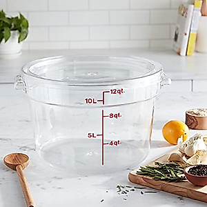 Cambro , 12 Qt with Lid, White