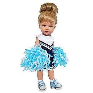 MBD Blue Cheerleader Fits 18 Inch Fashion Dolls