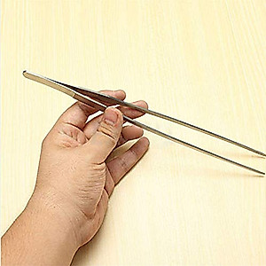 Faironly 27cm Stainless Steel Aquarium Tank Plant Pruning Long Straight Tweezer Clip Scissor