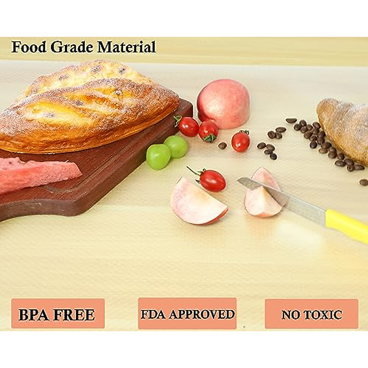 Shelf Drawer Liners for Kitchen Cabinets Non Adhesive 14 Inch Wide X 20 Ft Non Slip Waterproof Pantry Shelf Liner Cupboard Fridge Liners Mat Bathroom Drawer Protector Liner