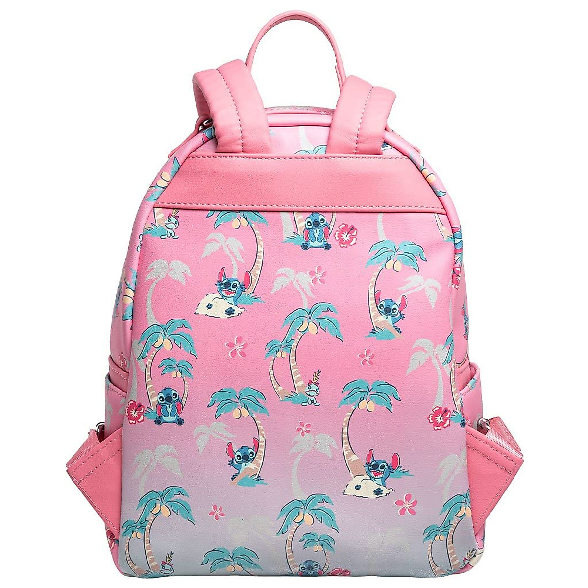 Loungefly x Disney Lilo & Stitch Palm Tree Stitch and Scrump AOP Backpack