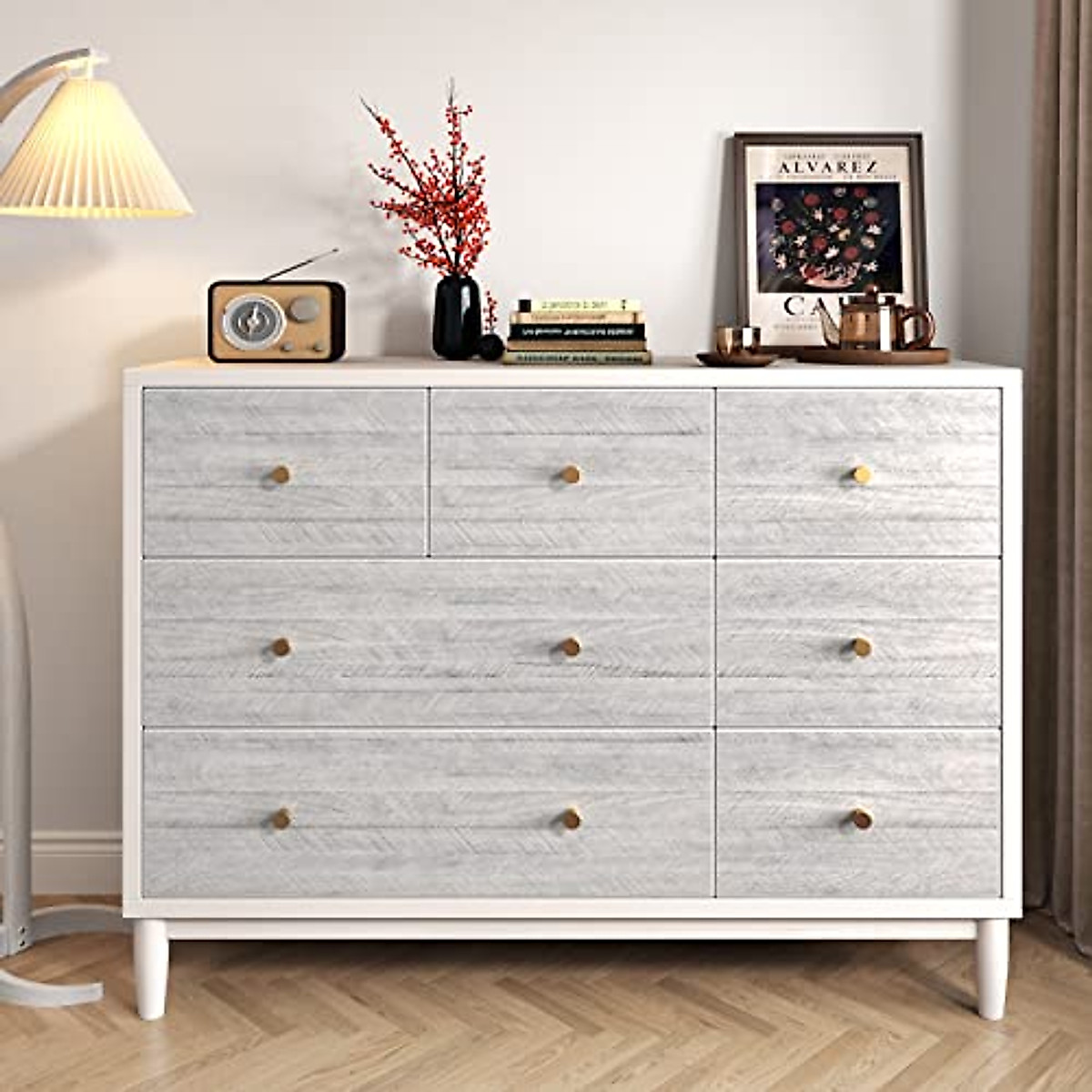 WESTICK Grey Wood Wallpaper Peel and Stick Modern Wood Contact Paper for Walls Self Adhesive Wallpaper for Bedroom Wood Grain Contact Paper for Countertops Waterproof Cabinet Wallpaper 15.8"x196"