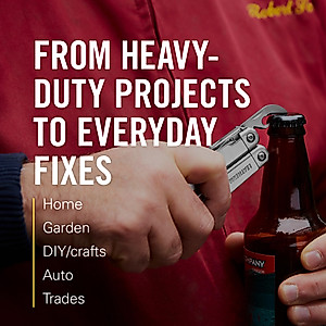 LEATHERMAN, Surge, 21-in-1 Heavy-Duty Multi-tool for Work, Home, Garden, DIY & Auto, Black with Premium Nylon Sheath