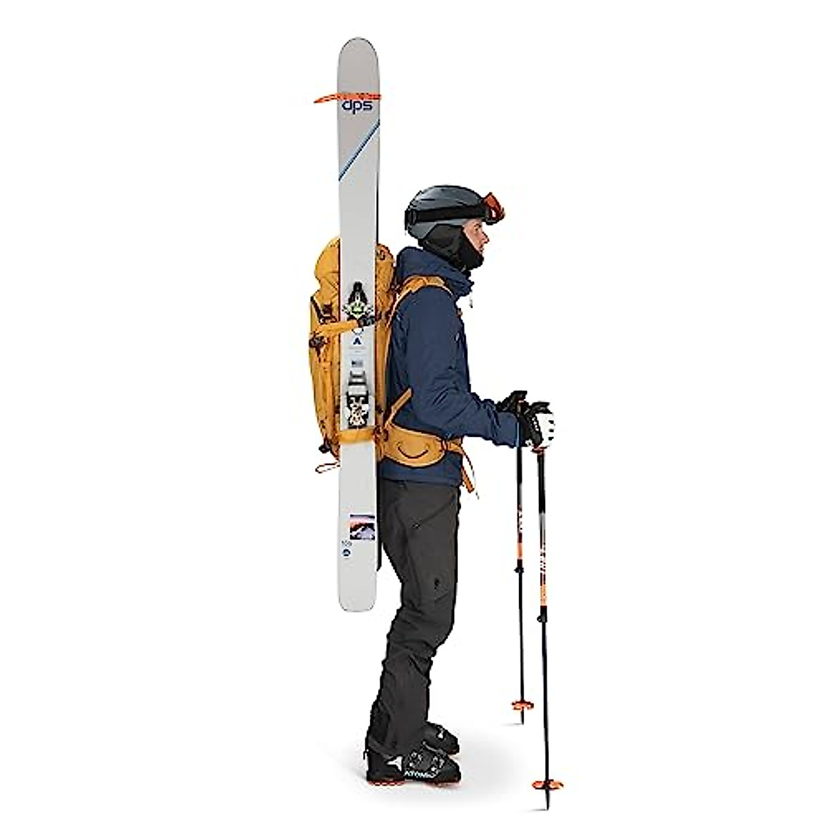 Osprey Soelden 42L Men's Ski and Snowboard Backpack, Black