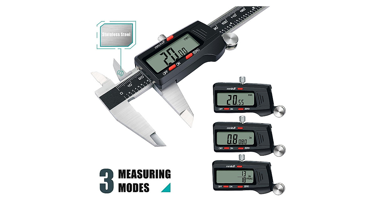 Kynup Digital Caliper - Precise 4-Way Measurement for DIY & Professionals