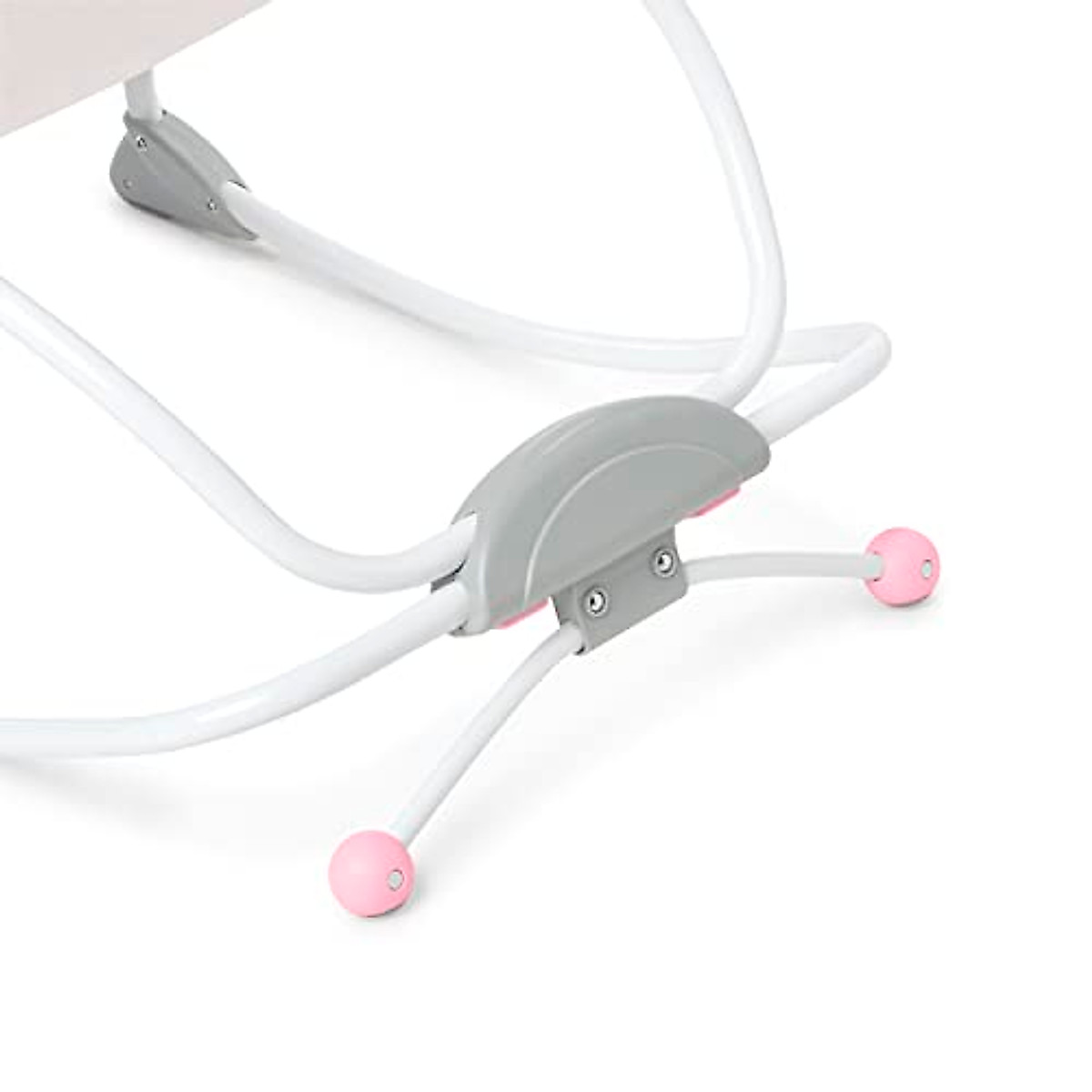 Bright Starts Disney Baby Minnie Mouse Infant to Toddler Rocker with Vibrations and Removable-Toy Bar - Forever Besties, Newborn +