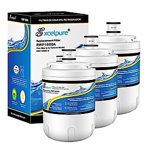 EXCELPURE UKF7003 Replacement for Maytag UKF7002AXX, UKF7003AXX, JCD2389GES, WF288, Whirlpool Filter 7,EDR7D1, RFC1600A, EFF-6014A, MZD2766GES, HDX FMM-1, SGF-M07, Refrigerator Water Filter,3PACK