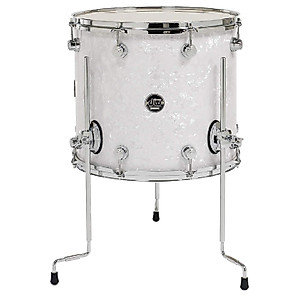 DW Performance Series Floor Tom - 14 x 16 inch - White Marine FinishPly