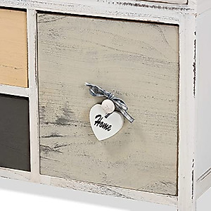 Baxton Studio Jacoby Benches, Beige/Multi-Colored