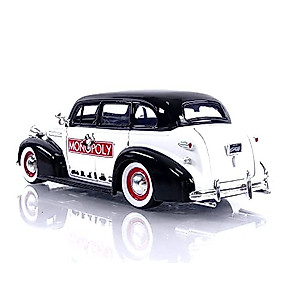 Jada Toys Mr. Monopoly 1:24 1939 Chevrolet Master Deluxe Die-cast Car w/ 2.75" Rich Uncle Pennybags Figure, Toys for Kids and Adults (33230)