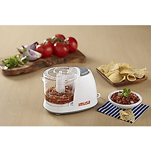 IMUSA USA White GAU-80319W Mini Chopper 1.5-Cup