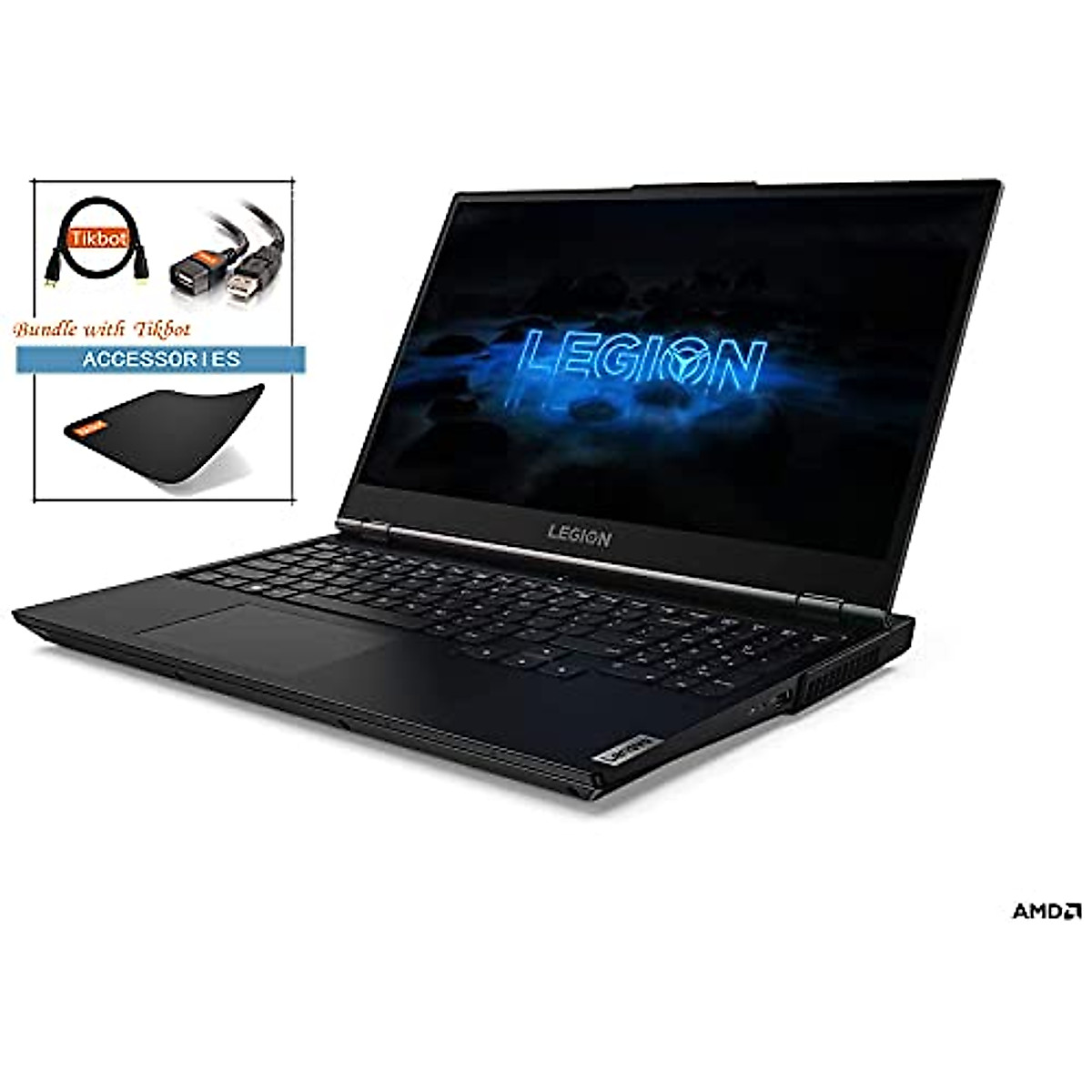 Lenovo Legion 5 Gaming Laptop, 15.6" FHD IPS 120Hz Display, AMD Ryzen 5 4600H, Webcam, Backlit Keyboard,USB-C, GeForce GTX 1650 Ti, Windows 10, Accessories (16GB RAM | 512GB PCIe SSD | 1TB HDD)
