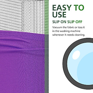 isinlive 4 Pack Replacement Washable Pre-Filters Compatible with Blueair Blue Pure 211+ Air Purifier, Removes Pollen, Dust, Pet Dander and Other Airborne Particles（Blue, Grey, Green, Purple)