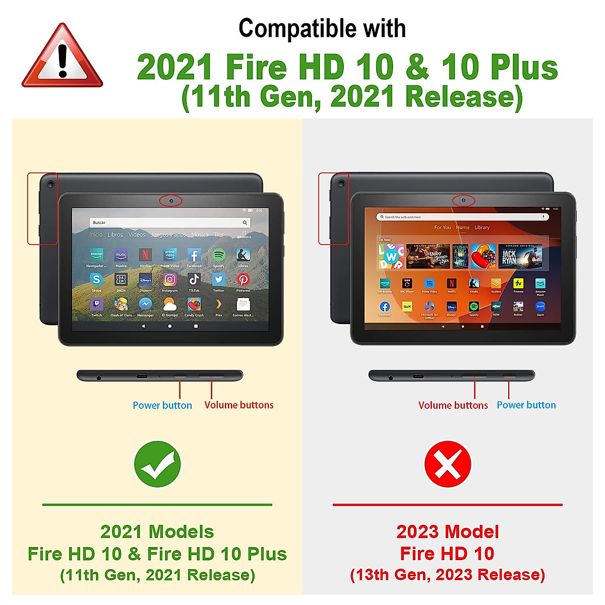 Fintie Silicone Case for Fire HD 10 and Fire HD 10 Plus Tablet (Only Compatible with 11th Generation 2021 Release) - [Honey Comb] Light Weight Shock Proof Back Cover, Mint Green