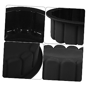 UPKOCH 3pcs Roasting Pans for Ovens Round Silicone Molds Egg Cake Mold Silicone Bread Loaf Pan Flower Pattern Cake Mold Baking Tray Flower Pattern Baking Mold Mousse Cake Bakeware Dessert