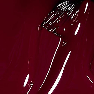 OPI Nail Lacquer, Malaga Wine, Red Nail Polish, 0.5 fl oz