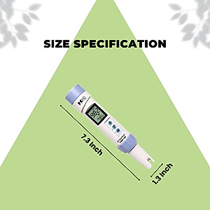 HM Digital 716160 COM-100 Waterproof Professional Series Combo Meter, 7", White/Purple