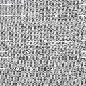 Clean Window Textured Slub Stripe Anti-Dust Allergy/Pet Friendly Sheer Curtain Panel, 52" x 95", Gray