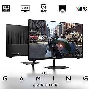 HP G3 Gaming Desktop PC, Intel Core i5 6th Gen, AMD RX 550 Graphics, 32GB RAM, 512GB SSD + 1TB HDD, MTG 27 Inch Monitor, RGB Keyboard Mouse, Speaker, Webcam, WiFi, Win 10 Pro (Renewed)