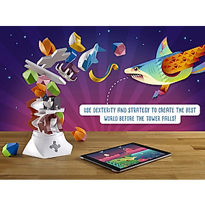 Beasts of Balance - A Digital Tabletop Hybrid Family Stacking Game For Ages 7+ (BOB-COR-WW-1/GEN)Plinth included