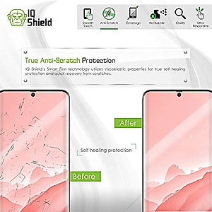 IQShield Screen Protector Compatible with Samsung Galaxy S20 (6.2 inch)(3-Pack)(Case Friendly) Anti-Bubble Clear Film