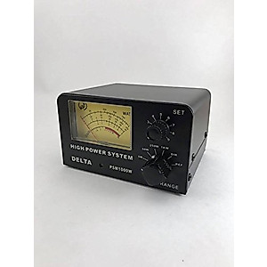 Delta PSM1000W 1000 WATT SWR & Power Meter Compatible for CB Antenna Meter 24-30 MHz