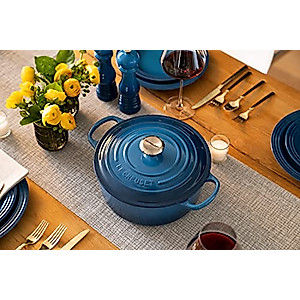 Le Creuset Enameled Cast Iron Signature Round Dutch Oven, 5.5 qt., Marseille