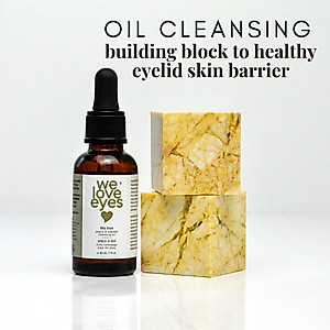 We Love Eyes - Natural Eyelid Cleansing Oil with Tea Tree - Allergen Removal - Preservative-Free - Australian Tea Tree Oil - 30ml