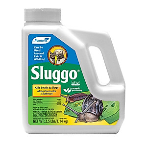 Monterey Sluggo Wildlife and Pet Friendly Snail & Slug Killer, OMRI Listed for Organic Gardening - 2.5-Pounds
