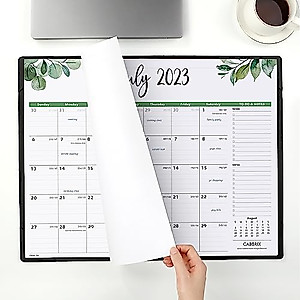 Large Desk Calendar 2023-2024 with Office Desktop Mat, Cabbrix Desk Pad Calendar 22 x 17 Inch Runs From Now to Dec 2024, Desk Blotter Academic Calendar 2023-2024 for Home School and Office