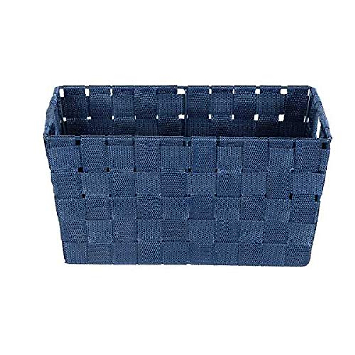 Wenko Adria S Storage Basket White Polypropylene 30 x 15 x 20 cm, blue, Small