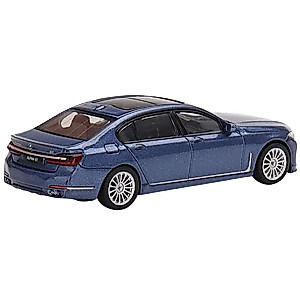 Alpina B7 xDrive Alpina Blue Metallic with Sunroof Limited Edition to 2040 Pieces Worldwide 1/64 Diecast Model Car by True Scale Miniatures MGT00471