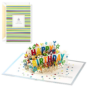Hallmark Signature Paper Wonder Pop Up Birthday Card (Happy Birthday)