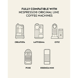 Rosso Coffee Capsules for Nespresso Original Machine - 120 Gourmet Espresso Pods, Compatible with Nespresso Original Line Machines