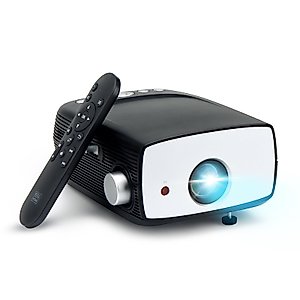 KELL HOME Mini Projector with Bluetooth 1080P Supported Zoom Film Projector Portable Home Theater Outdoor Movie Projector Compatible with PS4, VGA, TV Stick, HDMI，USB Port