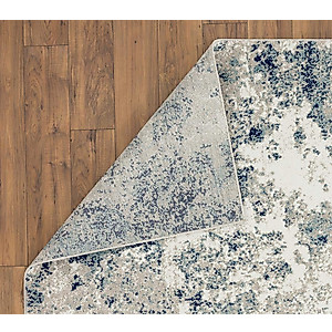 LUXE WEAVERS Rug - Abstract Marble Rug, Affordable Premium Area Rug for Living Rooms, Bedrooms, Dining Areas, Medium Pile, Floor Cover, Soft, Stain Resistant Persian Rug, Ivory / Size 8x10