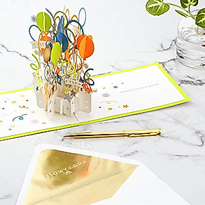 Hallmark Signature Paper Wonder Pop Up Congratulations Card, Fathers Day Card, or Birthday Card (Celebrate) (1299RZH1130)