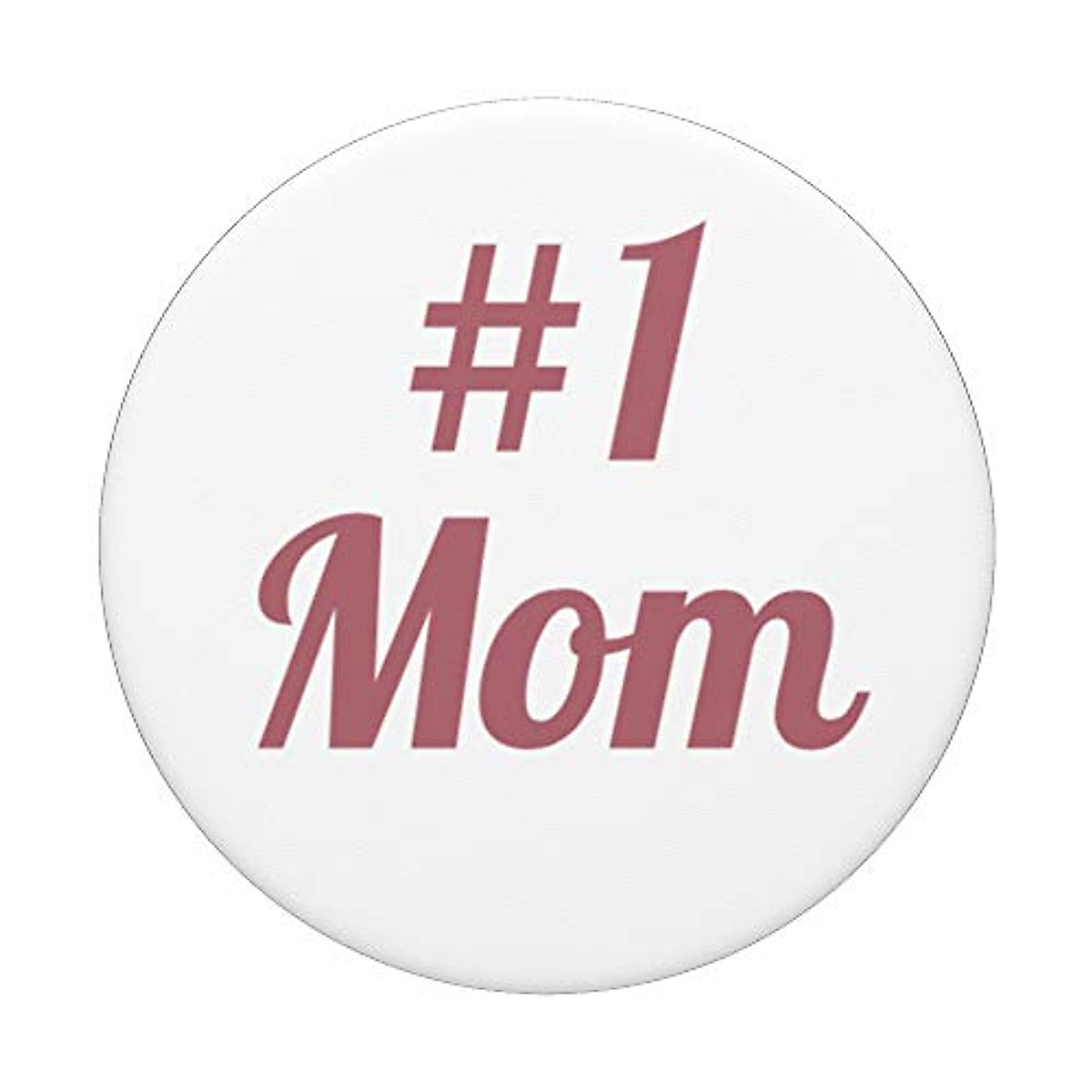 #1 Mom Rose Gold Number One PopSockets PopGrip: Swappable Grip for Phones & Tablets