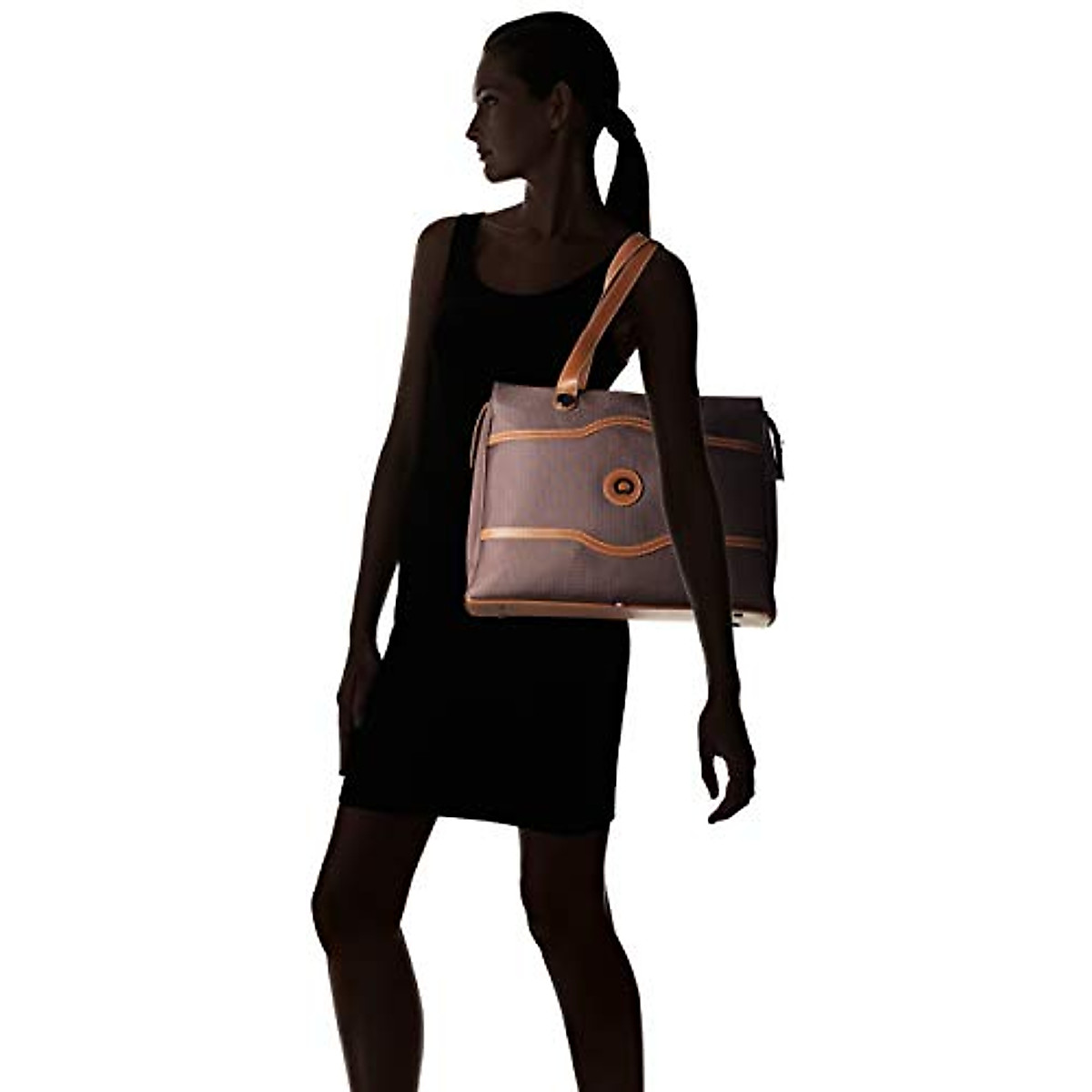 DELSEY Paris Chatelet Soft Air Shoulder Bag, Chocolate, One Size