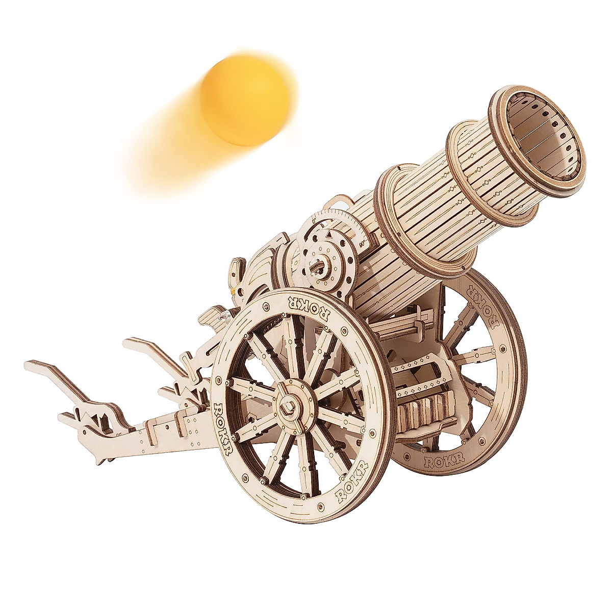ROKR 3D Wooden Puzzles for Adults-Catapult Kit-Model Toys DIY Craft Kits Brain Teaser Gift for Kids Adults