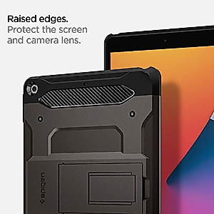 Spigen Tough Armor TECH Designed for iPad 10.2 Case, iPad 9th Generation Case (2021) / iPad 8th Generation Case (2020) / iPad 7th Generation Case (2019) - Gunmetal