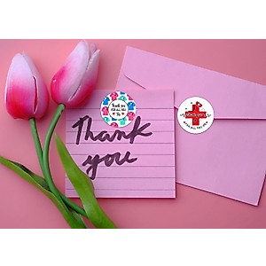 FaCraft Thank You Nurse Stickers 1.5" Nurse Week Label Stickers Doctor Nurses Appreciation Decals Healthcare Workers Thank You Label Stickers Graduation Labels for Gift Card Envelopes Seal Gift Bags