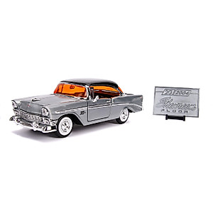 Jada Toys diecast vehicle 1: 24 Jada 20 - Showroom Floor - '56 Bel Air, Bare Metal